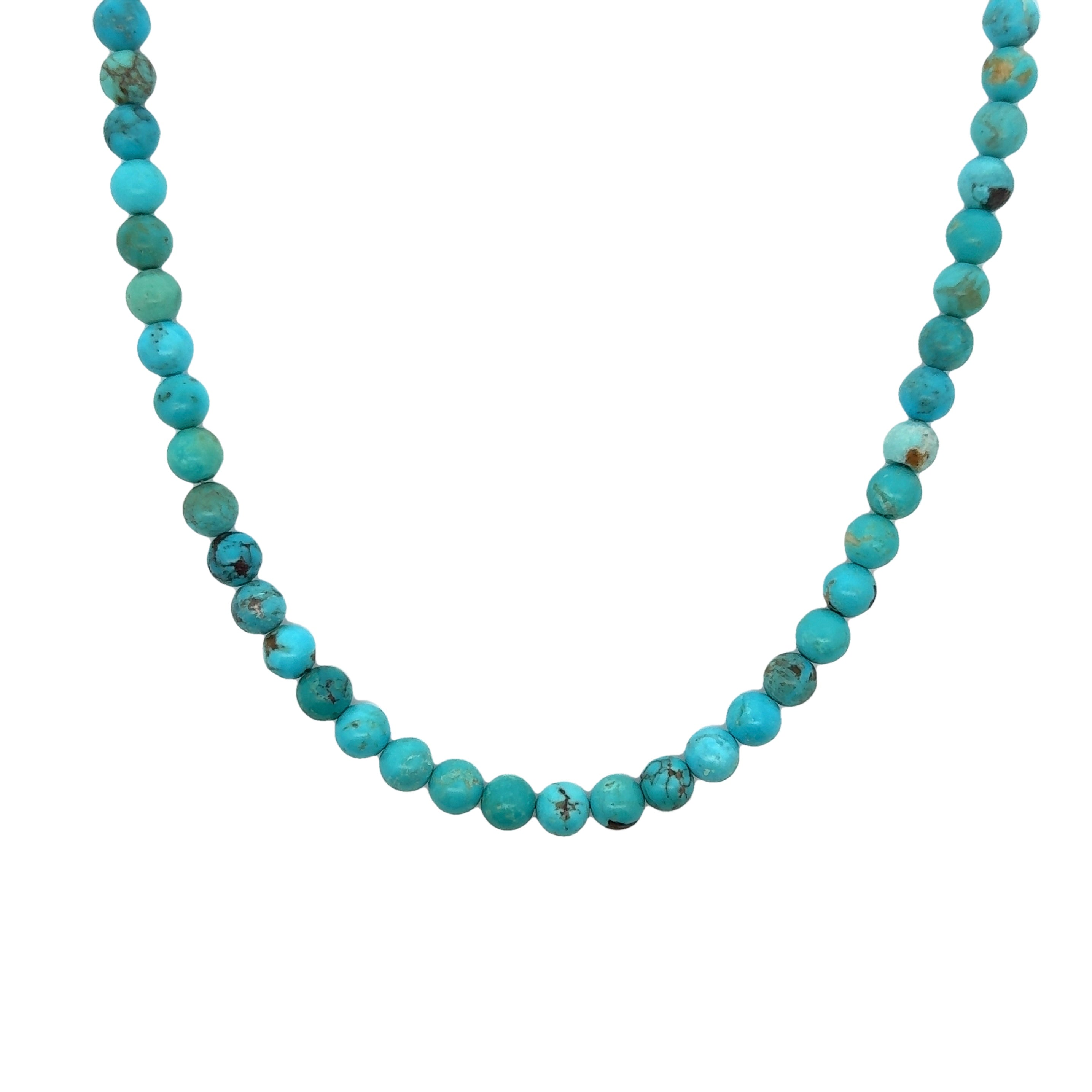 Large Round Turquoise Strand – The Golden Cleat