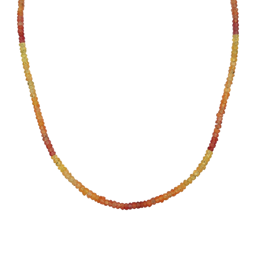 Small Ombré Fire Sapphire Strand – The Golden Cleat