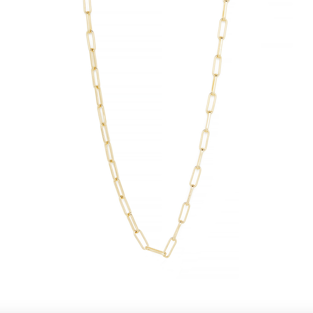 Fine Paperclip Chain – The Golden Cleat