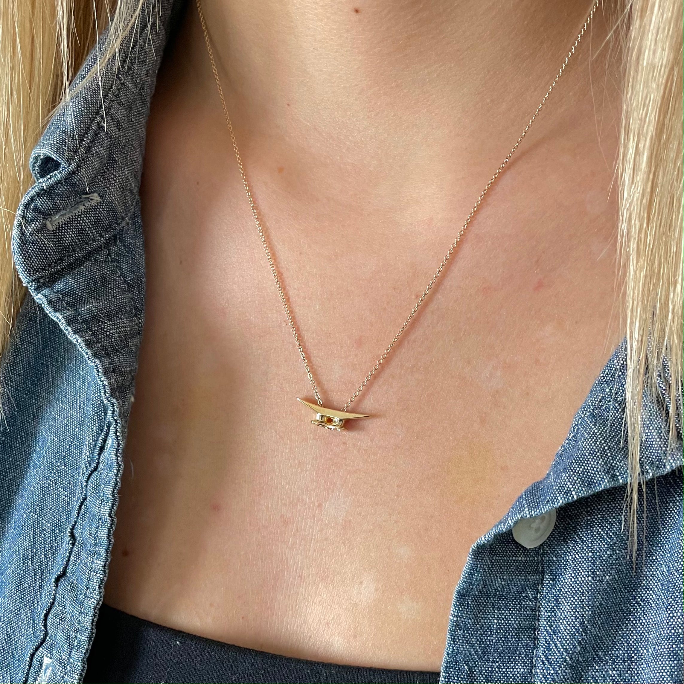 Signature Cleat Necklace – The Golden Cleat