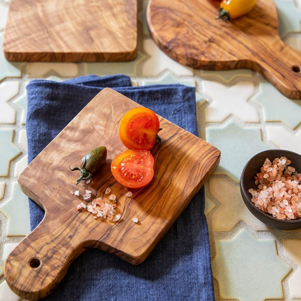 Square Olive Wood Mini Board – The Golden Cleat