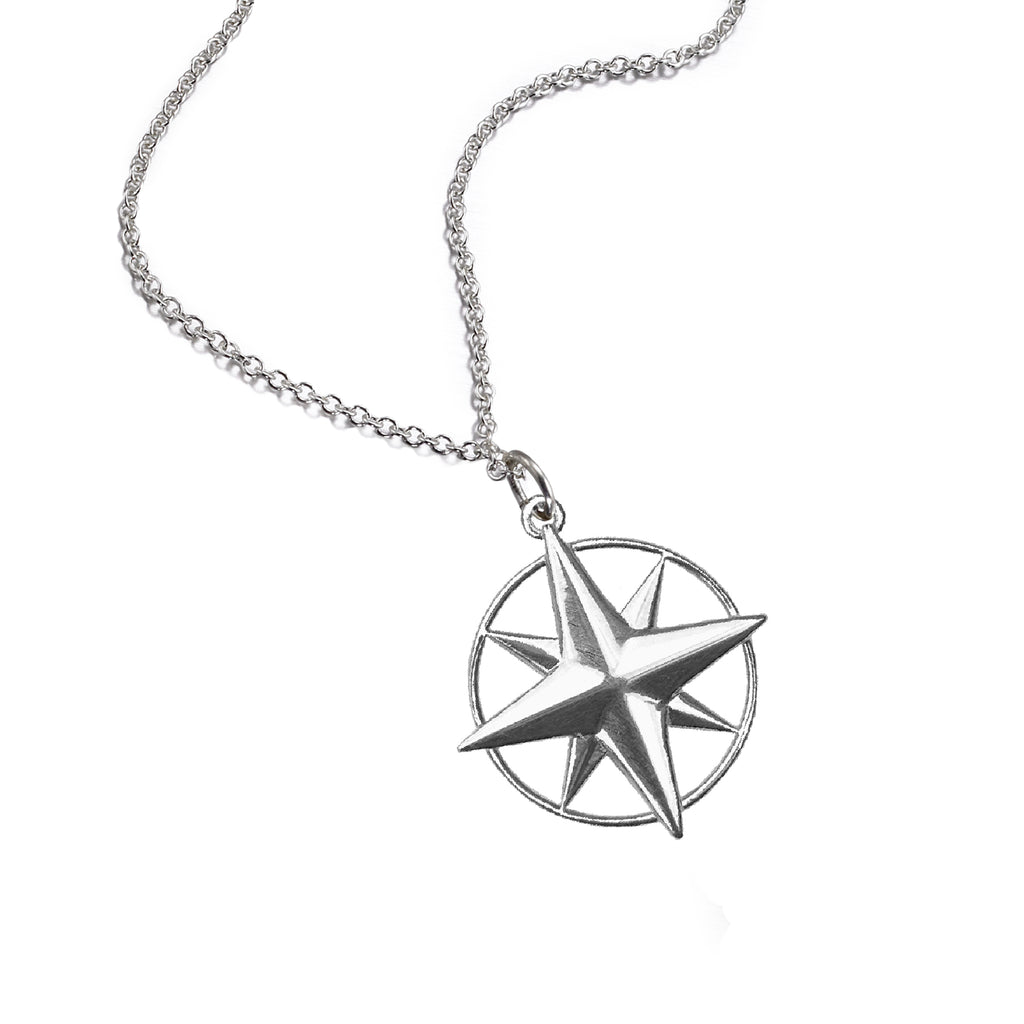 Large Compass Rose Necklace – The Golden Cleat