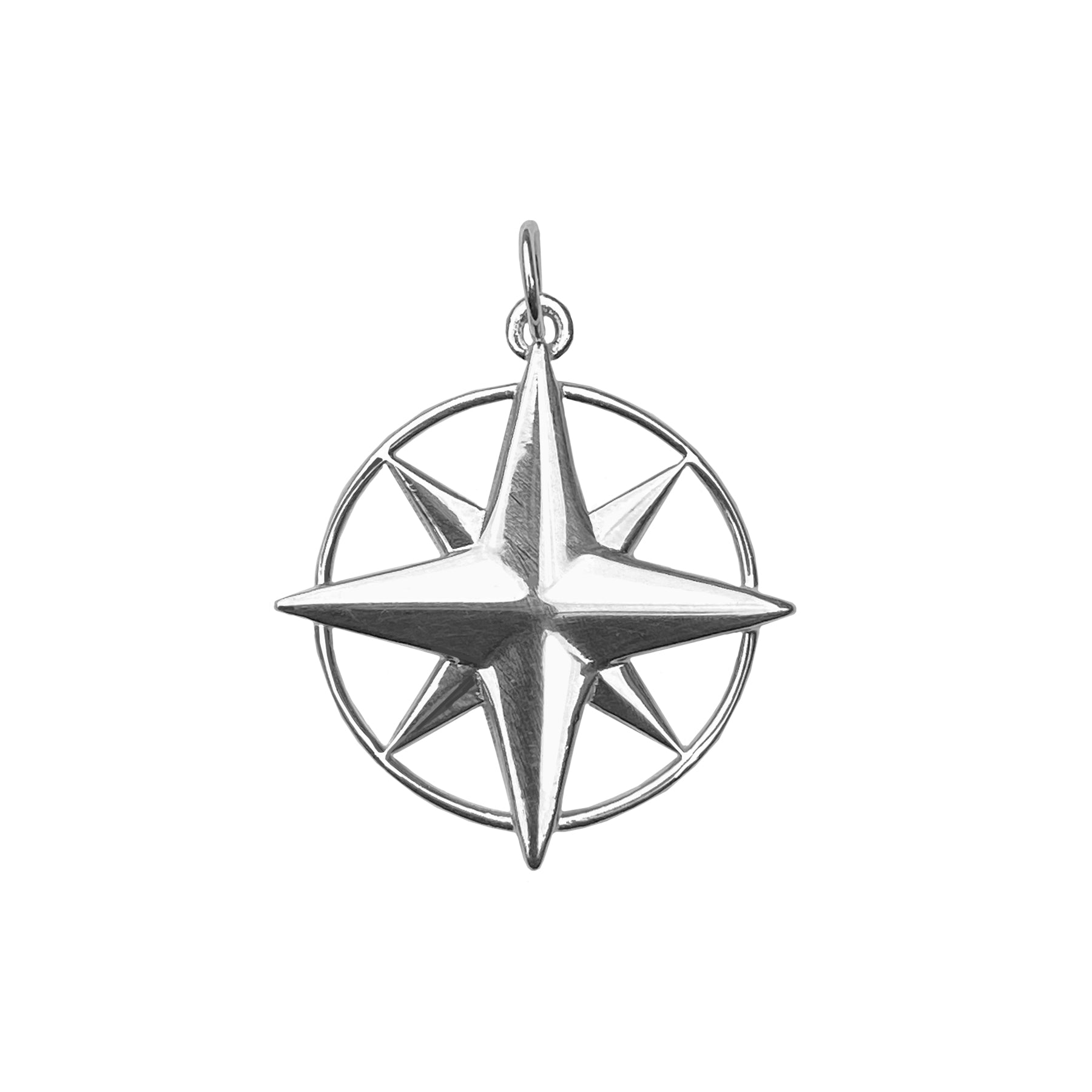 Large Compass Rose Charm – The Golden Cleat